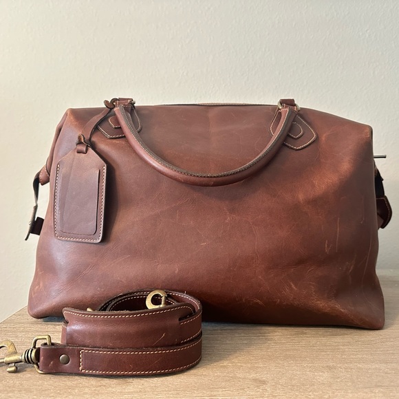 Tusting | Bags | Tusting Leather Weekender Bag Handmade In England ...